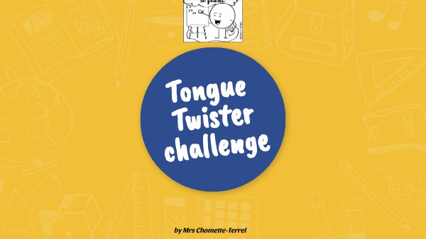 tongue twister challenge