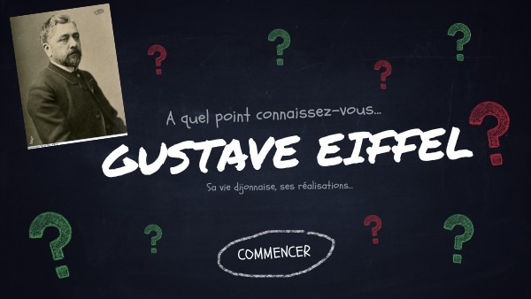 Quiz Gustave Eiffel | Genially