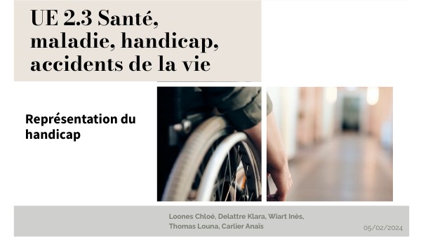 Représentation de l'handicap | Genially