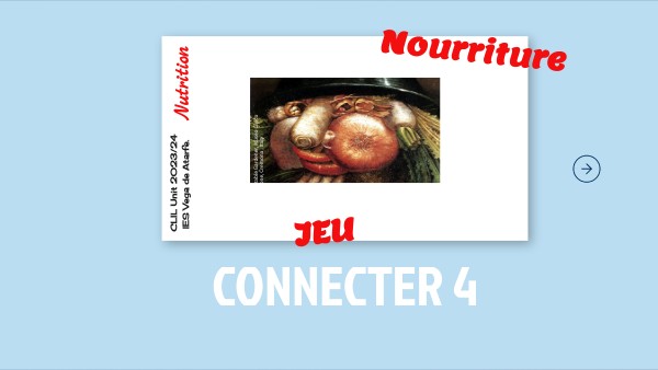 NOURRITURE - JEU CONNECTER 4
