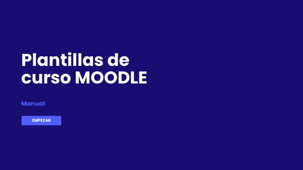 Cursos MOODLE | Genially