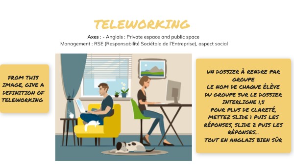 teleworking | Genially