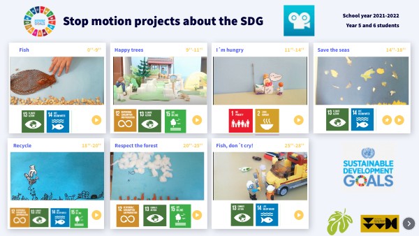 Stop motion project about the SDG | Genially