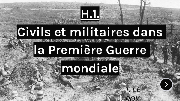 3H1. Première Guerre mondiale