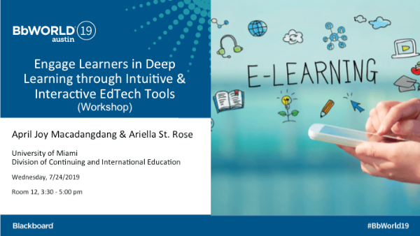 Engage Learners in Deep Learning through Intuitive & Interactive EdTech ...