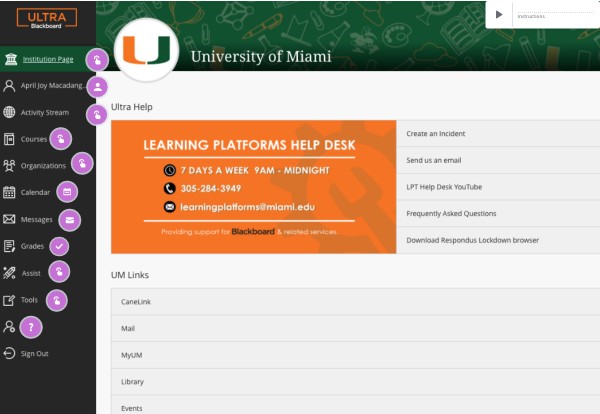 Ultra Base Navigation Tour