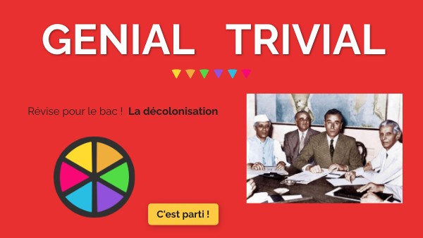 Copie - TRIVIAL BAC la décolonisation | Genially