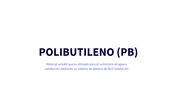 POLIBUTILENO