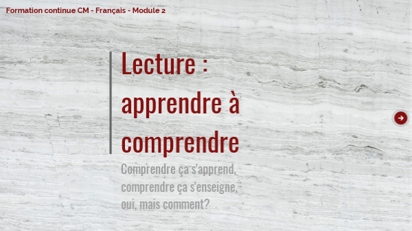 Enseigner la compréhension C3