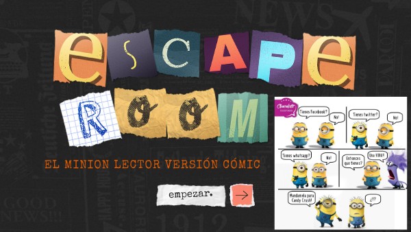 ESCAPE MINION LECTOR | Genially