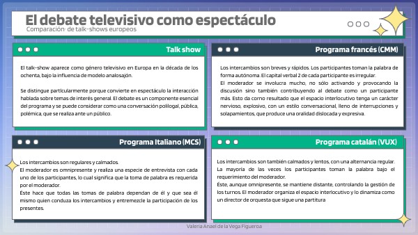 El debate televisivo