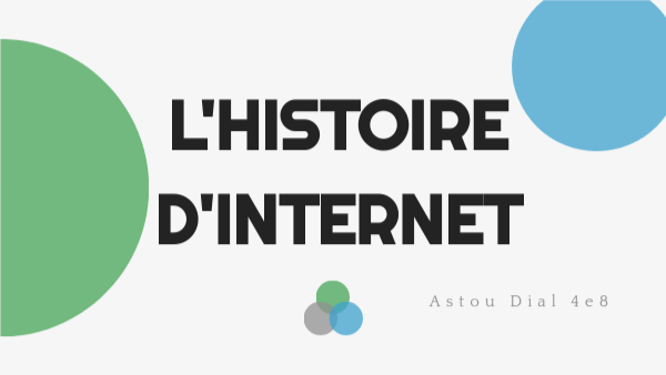 L'Histoire d'Internet Astou Dial 4e8 | Genially
