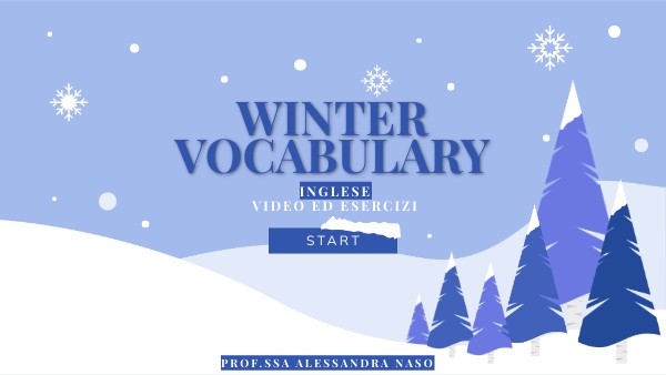 WINTER VOCABULARY