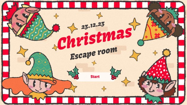 CHRISTMAS ESCAPE ROOM | Genially
