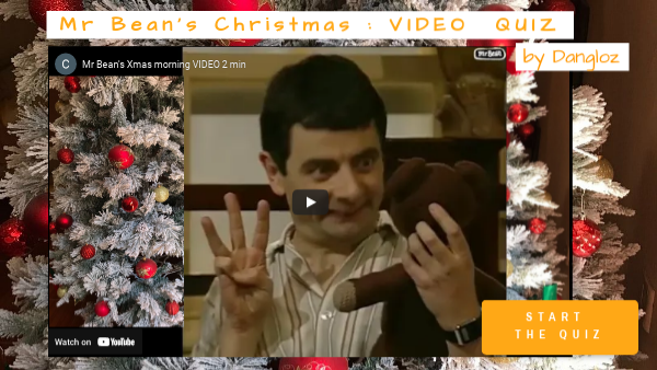 Mr Bean's Christmas morning | Genially