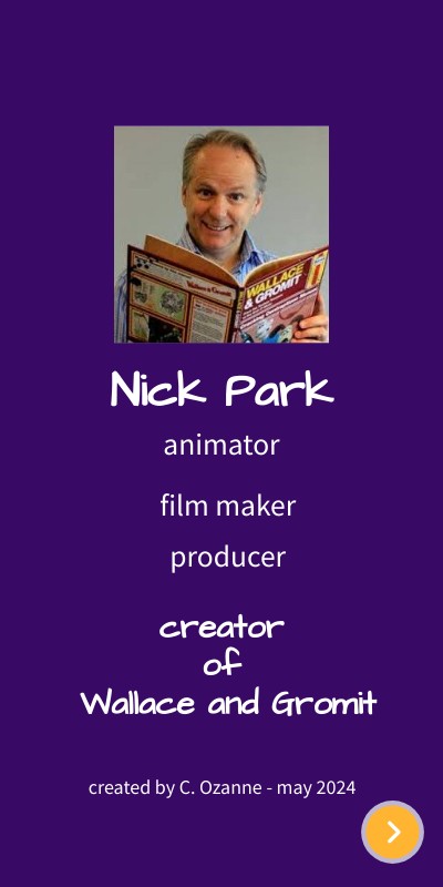 Nick Park - Animated Timeline - pour diffusion