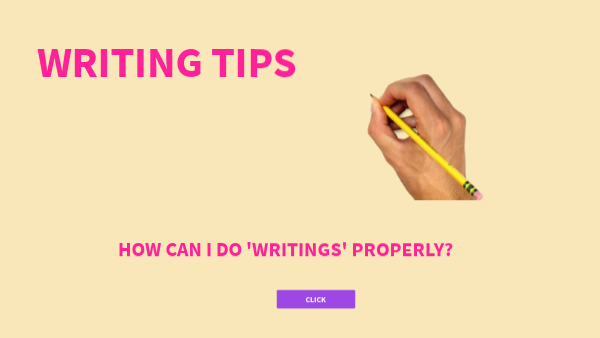 WRITING TIPS