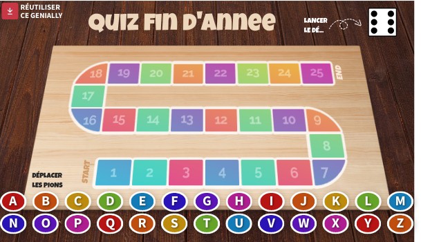 End of year Game | Genially