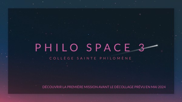 Philo Space 3 | Genially