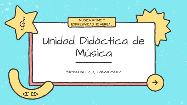 PRESENTACIÓN MÚSICA