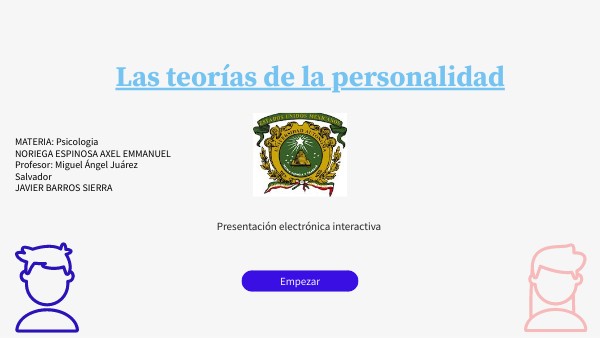 Presentación interactiva PERSONALIDAD