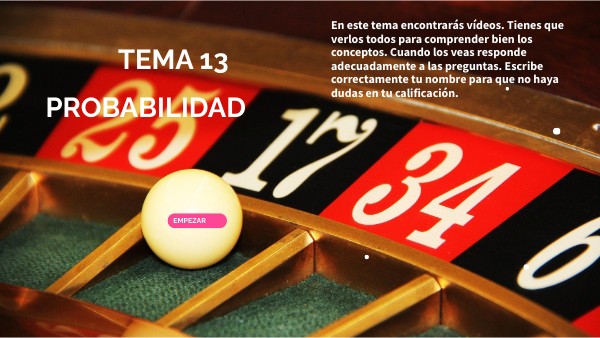 PROBABILIDAD 2º ESO | Genially