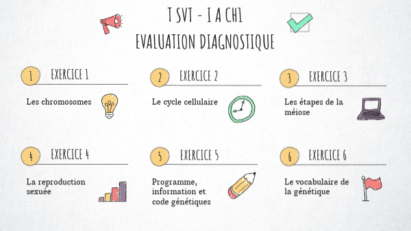 T SVT IA Ch1 éval diag | Genially