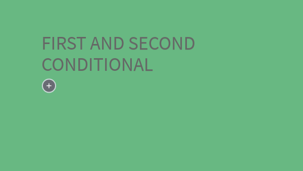 FIRST AND SECOND CONDIT