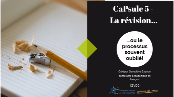 CaPsule 5 - La révision