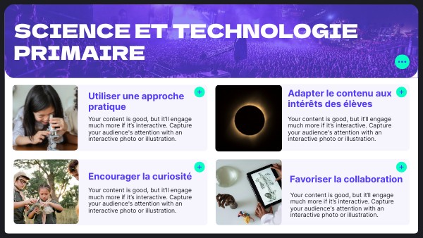 PE - Sciences et techno primaire | Genially