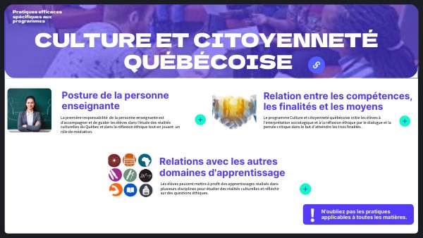 PE - CCQ primaire | Genially