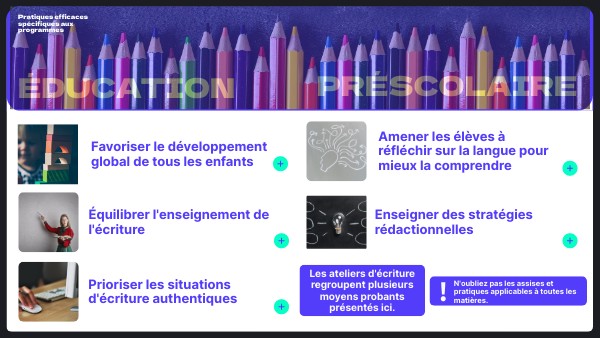 PE -préscolaire | Genially