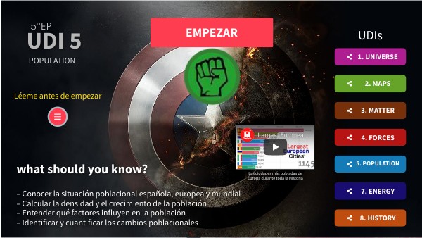 Science 5 - Population | Genially