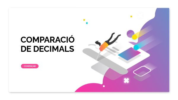 Comparació de decimals Explicación | Genially