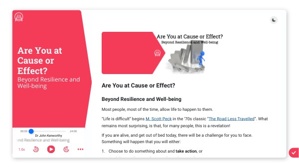 Are you at Cause or Effect?