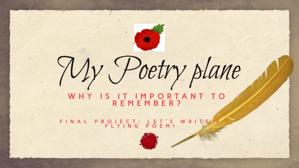 My poetry plane | Genially