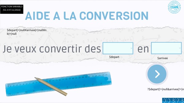 Conversion aires | Genially