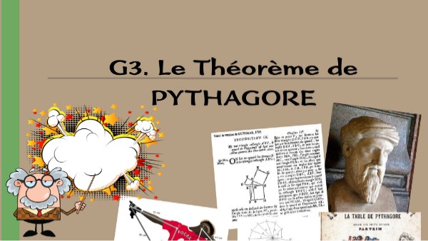 G3. Le théorème de Pythagore-4e | Genially