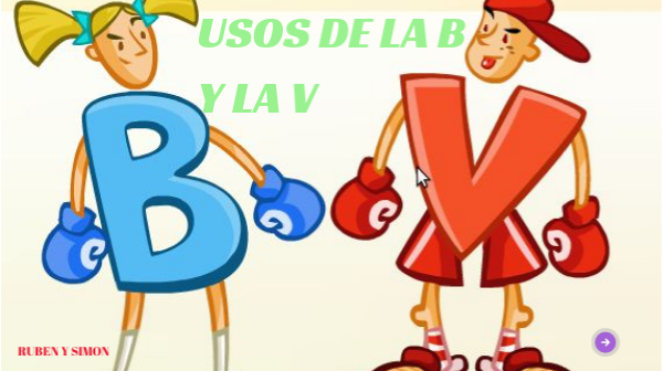 USOS DE LA V Y LA B | Genially