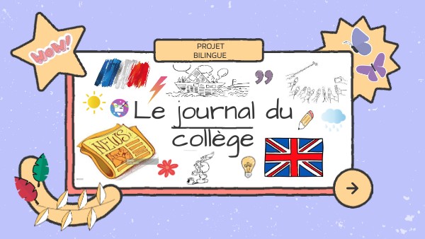 PROJET JOURNAL DU COLLEGE-MALRAUX