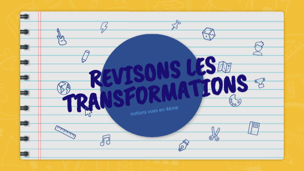 revision transformations | Genially