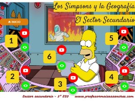 CAstellano. Los Simpson y la Geografía. Sector secundario | Genially