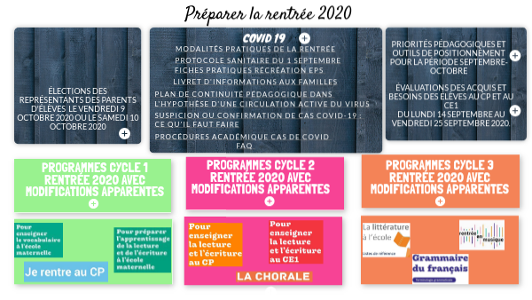 Préparer la rentrée 2020
