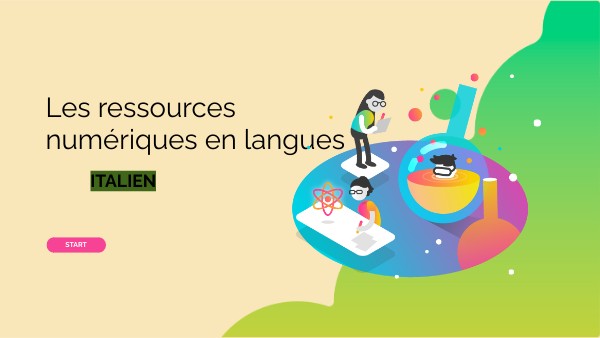LES RESSOURCES NUMERIQUES EN LANGUES VIVANTES | Genially