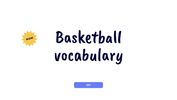 Basketball vocabulary