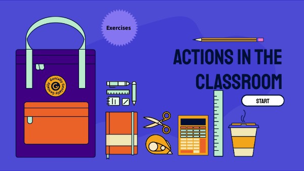 Actions in the classroom | Genially