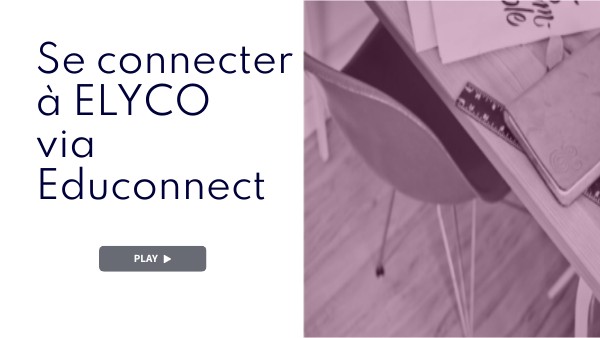 ELYCO Educonnect | Genially