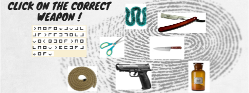 Murder weapon | Genially