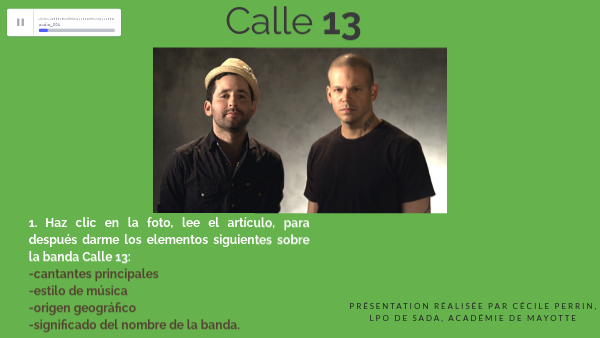 Latinoamérica, Calle 13 | Genially