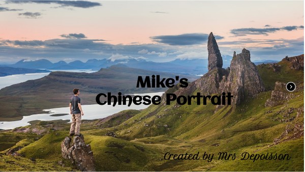 Mike's Chinese portrait | Genially